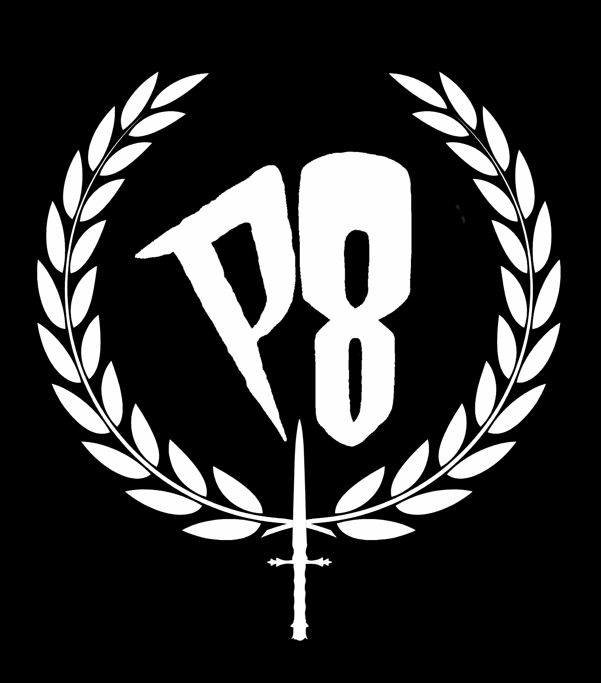 new P8 logo INVERTED – Leaders in Colorado Tattoo and Piercing ...
